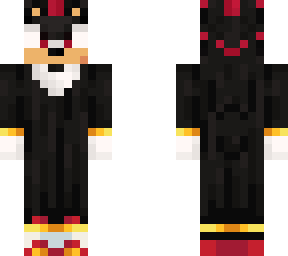 shadow the hedgehog | Minecraft Skins
