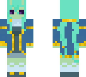 Zippy manto azul | Minecraft Skin