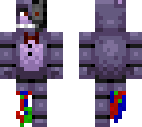 damaged bonnie fnaf | Minecraft Skin