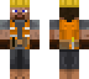 5I0B32Mak3R's Builder Steve 4px | Minecraft Skin