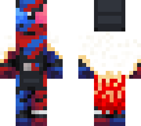 Kamen rider Build with Rengoku's haori | Minecraft Skin