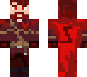 Snake red cape | Minecraft Skin