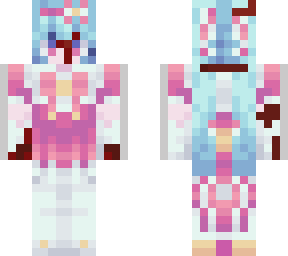 retry right now miku | Minecraft Skin