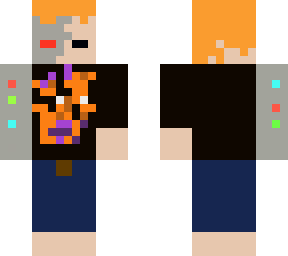 bionic but ginger and low quality | Minecraft Skin