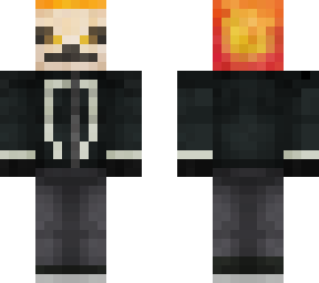ghost rider | Minecraft Skin