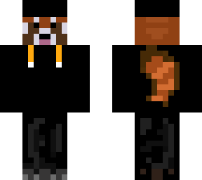 red panda hoodie hat | Minecraft Skin