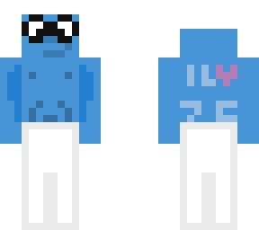 Smart Smurf (for Zafeel the goat) | Minecraft Skin