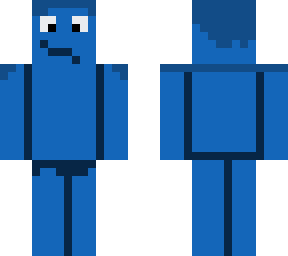 blue man | Minecraft Skin