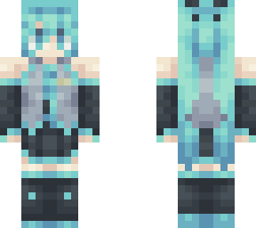 Hatsune Miku (UPDATED) | Minecraft Skin