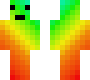 8-bit Rainbow fade | Minecraft Skin