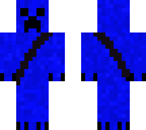 blue creeper | Minecraft Skins