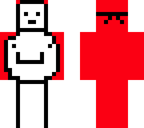 red dream with mask | Minecraft Skin