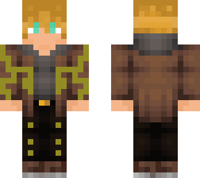 yellow magic student boy | Minecraft Skin