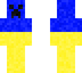 Ukraine creeper | Minecraft Skin