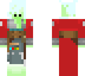 Dnd Slime folk Alchemist | Minecraft Skin