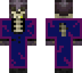skeleton with nether armor | Minecraft Skin