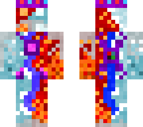 Fire and ice ruler | Minecraft Skin
