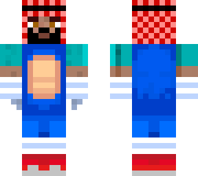 Sonic Steve With A Turban | Minecraft Skin