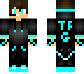 Blue skin TF_GAMER Skin | Minecraft Skin