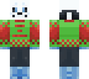 Christmas Party AU Swap Sans | Minecraft Skin