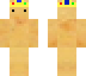 Potato skin with crown | Minecraft Skin