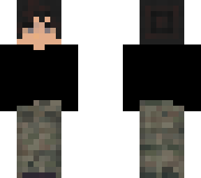 Casual Boy - Camo Pants | Minecraft Skin