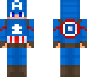 Captain America civil war suit | Minecraft Skin