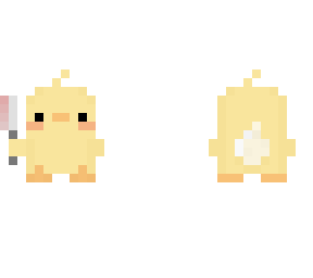 Cute Blue Chick | Minecraft Skin