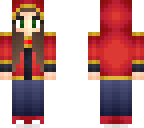 Alex Skin Size Red Girl | Minecraft Skin