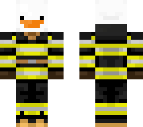 Firefighter Goose | Minecraft Skin