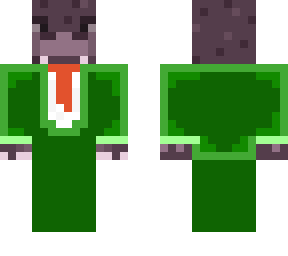 Hippo In a Green suit | Minecraft Skin