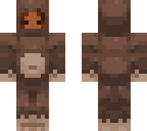 monkey tan girl costume | Minecraft Skin