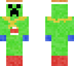 Snow cold winter creeper | Minecraft Skin