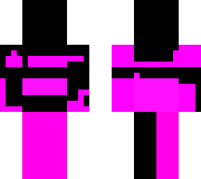 Black Blue and Magenta | Minecraft Skin