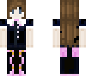 Pant Strap Pink Girl | Minecraft Skin