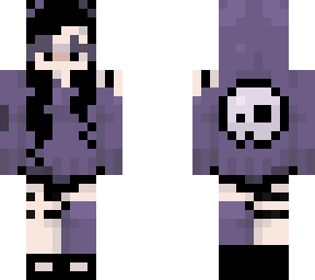Purple Skull | Minecraft Skin