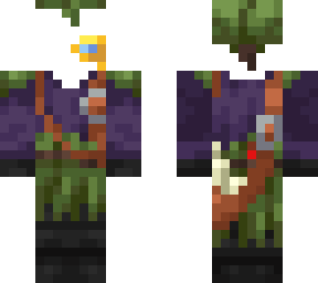 Swamp Cartographer Villager | Minecraft Skin
