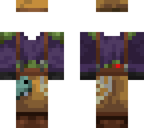 Swamp Fisherman Villager | Minecraft Skin