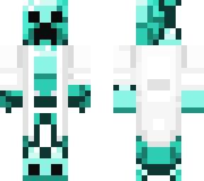 Diamond Creeper with kittel | Minecraft Skin