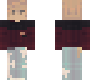 Boy - Northernface Puffer Jacket - Cross x Stars Jeans | Minecraft Skin