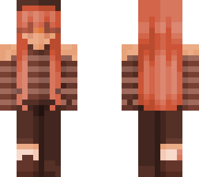 Off the shoulder sweater | Minecraft Skin