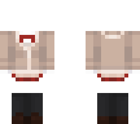 Yan Sim: Tan blazer uniform Base | Minecraft Skin