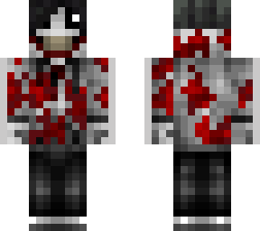 Jeff the killer (blood splatter) | Minecraft Skin