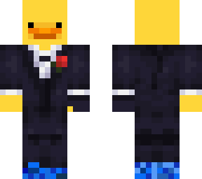 duck with a suit | Minecraft Skins