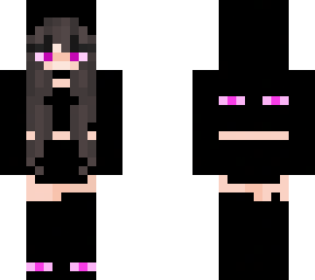 enderman girl | Minecraft Skin