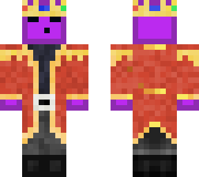 Purple slime king | Minecraft Skin