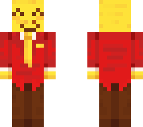 Yellow Addison Budget Bigshot Deltarune | Minecraft Skin