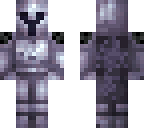Knight With Blackish grey Shoulder pads | Minecraft Skin