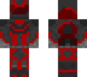 red and black | Minecraft Skins