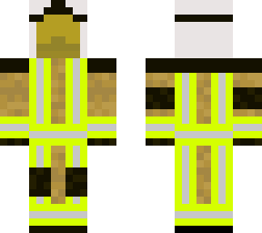 Belgian firefighter crew manager in uniform | Minecraft Skin